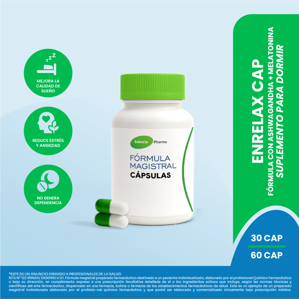 ENRELAX CAP | SUPLE. PARA DORMIR - Sciencia Pharma